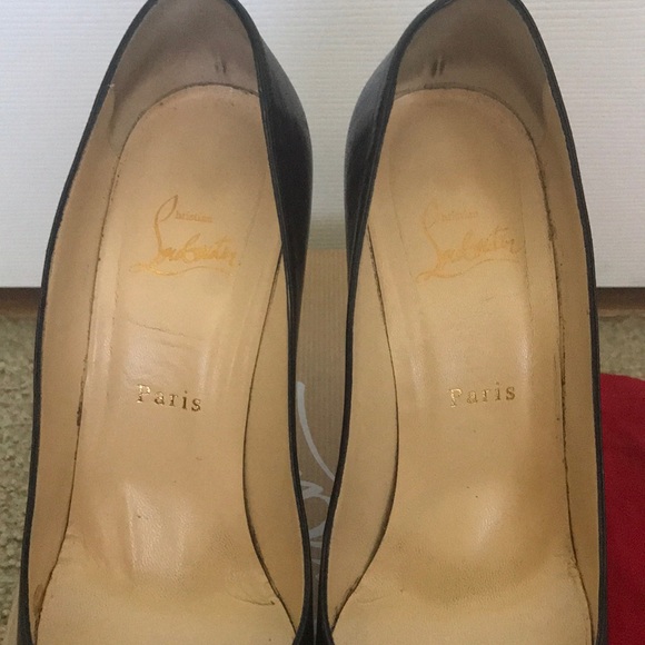Christian Louboutin | Shoes | Christian Louboutin Black Filo 2 Euc ...